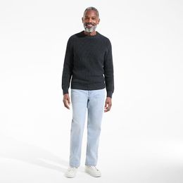 LANDS' END Stretch-Denim Jeans, Classic Fit, Herren, size: regular, Schwarz, Baumwoll-Mischung, by Lands' End