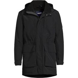 LANDS' END Wasserdichter, isolierter Squall-Parka f&uuml;r Herren, Herren, size: regular, Schwarz, Nylon, by Lands' End