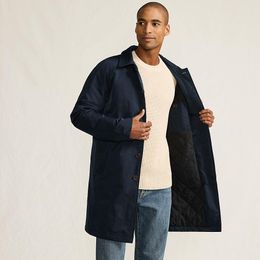 LANDS' END Kurzmantel f&uuml;r Herren, Herren, size: Mens Regular, Blau, Polyester, by Lands' End
