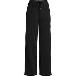 LANDS' END Jogginghose mit geradem Bein SERIOUS SWEATS f&uuml;r Damen in Plus-Gr&ouml;&szlig;e, Damen, size: plus, Schwarz, Baumwoll-Mischung/Polyester-Mischung, by Lands' End