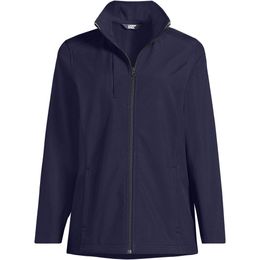 LANDS' END Softshell-Jacke f&uuml;r Damen, Damen, size: regular, Blau, Polyester, by Lands' End