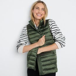LANDS' END Daunenweste WANDERWEIGHT Verstaubar Ultraleicht f&uuml;r Damen in Petite-Gr&ouml;&szlig;e, Damen, size: petite, Gr&uuml;n, Nylon, by Lands' End