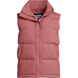 LANDS' END Wasserabweisende Daunenweste f&uuml;r Damen in Plus-Gr&ouml;&szlig;e, Damen, size: plus, Rot, Nylon, by Lands' End