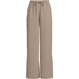LANDS' END Flie&szlig;ende Webhose mit Elastikbund f&uuml;r Damen, Damen, size: regular, Braun, Polyester, by Lands' End