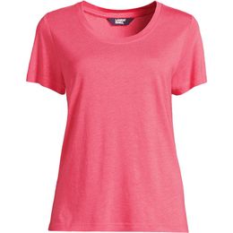LANDS' END Shirt aus Leinenmix f&uuml;r Damen, Damen, size: regular, Pink, by Lands' End