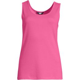 LANDS' END &Auml;rmelloses Top aus Baumwolle in Petite-Gr&ouml;&szlig;e f&uuml;r Damen, Damen, size: petite, Pink, Baumwolle, by Lands' End