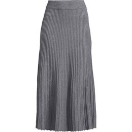 LANDS' END Maxirock Silk Touch f&uuml;r Damen, Damen, size: regular, Grau, Polyester/Viskose/Polyester-Mischung, by Lands' End