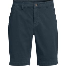 LANDS' END Chino-Shorts f&uuml;r Herren, Slim Fit, Herren, size: regular, Blau, Baumwoll-Mischung, by Lands' End