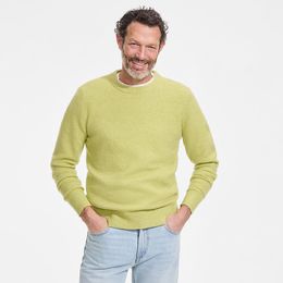 LANDS' END Wool Touch Rundhals-Pullover f&uuml;r Herren, Herren, size: regular, Gr&uuml;n, Wolle/Polyester/Nylon, by Lands' End