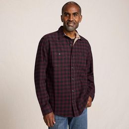 LANDS' END Winter-Flanellhemd, Herren, size: regular, Rot, Baumwolle, by Lands' End