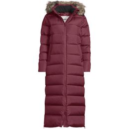 LANDS' END Maxi-Daunenmantel mit Kapuze f&uuml;r Damen in Plus-Gr&ouml;&szlig;e, Damen, size: plus, Rot, Polyester, by Lands' End