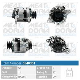 MEAT & DORIA MEAT & DORIA Generator 5540301 f&uuml;r TOYOTA SEAT