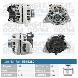 MEAT & DORIA MEAT & DORIA Generator 5515280 f&uuml;r NISSAN