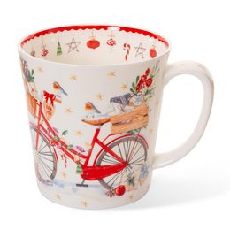 Porzellanbecher &raquo;Winterfahrrad&laquo;