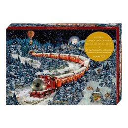 Coppenrath Verlag Puzzle-Adventskalender &raquo;Weihnachtsexpress&laquo;