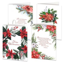 4er-Set Gru&szlig;karten &raquo;Segensreiche Weihnachtszeit&laquo;