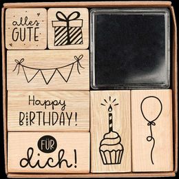 Stempel-Set &raquo;Happy Birthday&laquo;