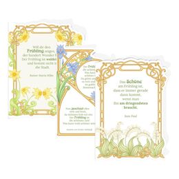 3er-Set Osterkarten &raquo;Der Fr&uuml;hling ist die sch&ouml;nste Zeit&laquo;