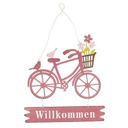 Metallschild &raquo;Willkommen&laquo;