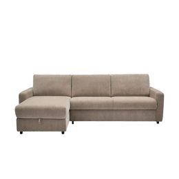 U.N.O uno Ecksofa mit Schlaffunktion Ester &brvbar; beige &brvbar; Ma&szlig;e (cm): B: 274 H: 89 T: 164.0