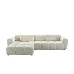 H&ouml;ffner Selection Ecksofa Freya &brvbar; creme &brvbar; Ma&szlig;e (cm): B: 330 H: 67 T: 198.0
