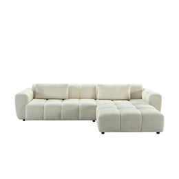 H&ouml;ffner Selection Ecksofa Freya &brvbar; creme &brvbar; Ma&szlig;e (cm): B: 330 H: 67 T: 198.0