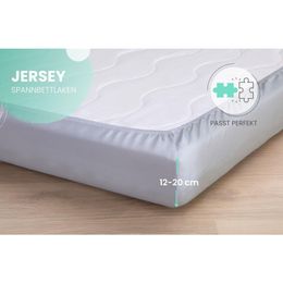 Ticaa Spannbettlaken Jersey 90/100/120/140x200 cm
