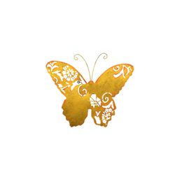 m&ouml;bel direkt online Wanddekoration Butterfly goldfarben