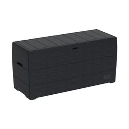 Duramaxx VCM Durabox Kunststoff Garten Aufbewahrungsbox Sitzbank Kissenbox 270 l, 117 x 45 x 56 cm