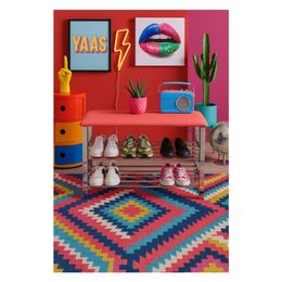 m&ouml;bel direkt online Sitzbank / Schuhregal Luisa rosa