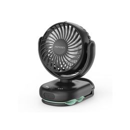 Clip On Stroller Fan Black