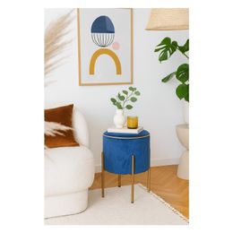 m&ouml;bel direkt online Sitzpouf Daysi blau