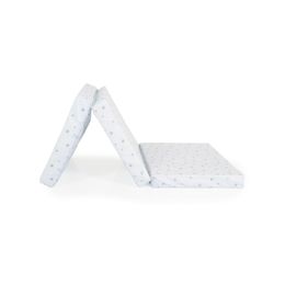 Moni Babybett Klappmatratze Mirage 120 x 60 x 6 cm Bezug waschbar Rei&szlig;verschluss wei&szlig;