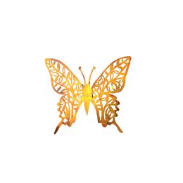 m&ouml;bel direkt online Wanddekoration Butterfly 1 goldfarben