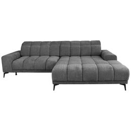 Xora Ecksofa, Anthrazit, Metall, 3-Sitzer, L-Form, Ottomane rechts, 300x195 cm, Stoffauswahl, Liegefunktion, seitenverkehrt erh&auml;ltlich, Schlafen auf Sitzh&ouml;he, R&uuml;cken echt, USB-Anschluss, elektrischer Sitzvorzug, USB-C-Anschluss, Wohnzimmer, Sofas & Couches, Wohnlandschaften, Ecksofas