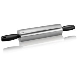 Gefu Teigrolle Rotolo, Schwarz, Silber, Metall, Kunststoff, 46.2 cm, Backen, Backhelfer, Nudelholz