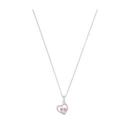 Tchibo - Amor 925 Silber Kinder-Halsschmuck &raquo;Herz und Schmetterling&laquo; - silber