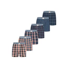 Luca David Herren Boxer Karos 6er Pack