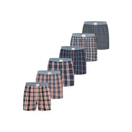 Luca David Herren Boxer Karos 6er Pack