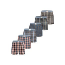 Luca David Herren Boxer Karos 6er Pack