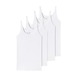 Schiesser Damen Tanktop 95-5 Serie 4er Pack
