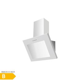 PKM Kopffreihaube S28-60 BWPY - 60cm, wei&szlig;, Glas, LED, Dunstabzugshaube
