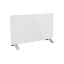 Klarstein Bornholm Curved Konvektions-Heizger&auml;t Thermostat Timer 2000W Wei&szlig;