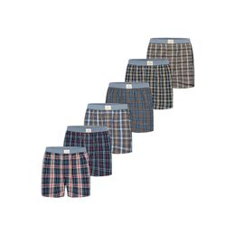 Luca David Herren Boxer Karos 6er Pack