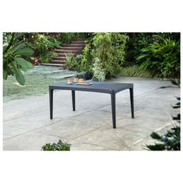 Allibert Girona Tisch Anthrazit - wetterfest, Garten, Outdoor Final Sale