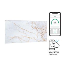 Klarstein Wonderwall Air Art Smart Infrarotheizung 120x60cm 700W Wandinstallation App-Steuerung Marmor I
