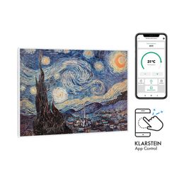 Klarstein Wonderwall Air Art Smart Infrarotheizung 80x60cm 500W Wandmontage Sternennacht
