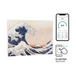 Klarstein Wonderwall Air Art Smart Infrarotheizung 80x60cm 500W Wandmontage Welle