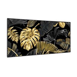 Klarstein Wonderwall Air Art Smart Infrarotheizung Schwarzes Blatt 120x60cm 700W 120 x 60 cm
