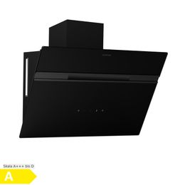 Klarstein Alina Dunstabzugshaube EEK A Touch LED-Beleuchtung Abluft/Umluft 600 m&sup3;/h Schwarz